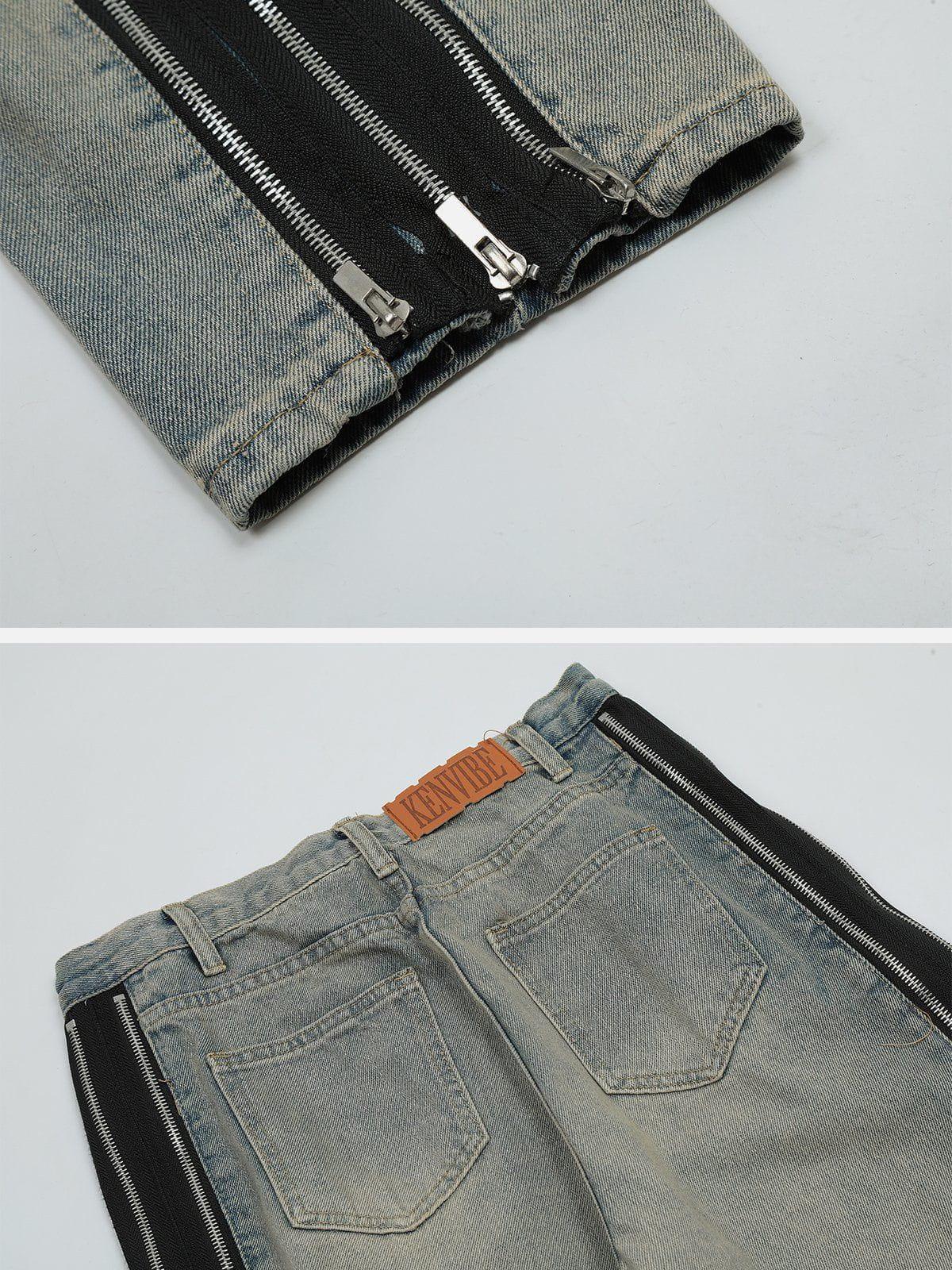 TALISHKO Side ZIP UP Jeans